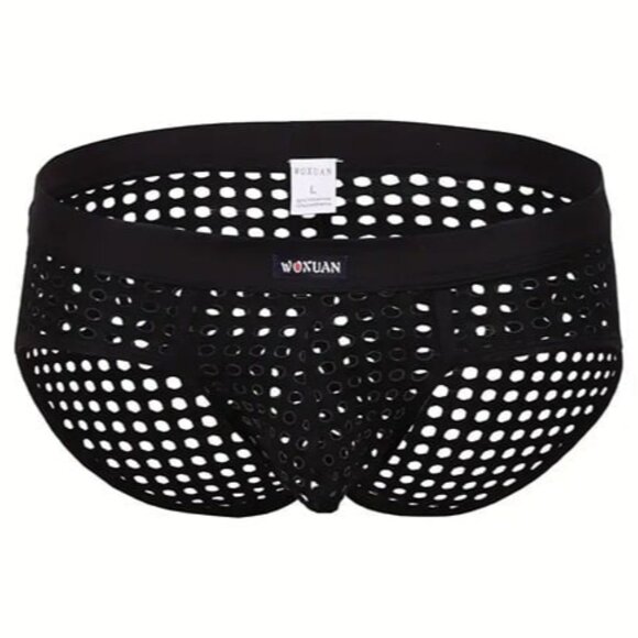 Underwear & Socks | Nwt Mens Mesh Brief Black Size Large Wellventilated ...